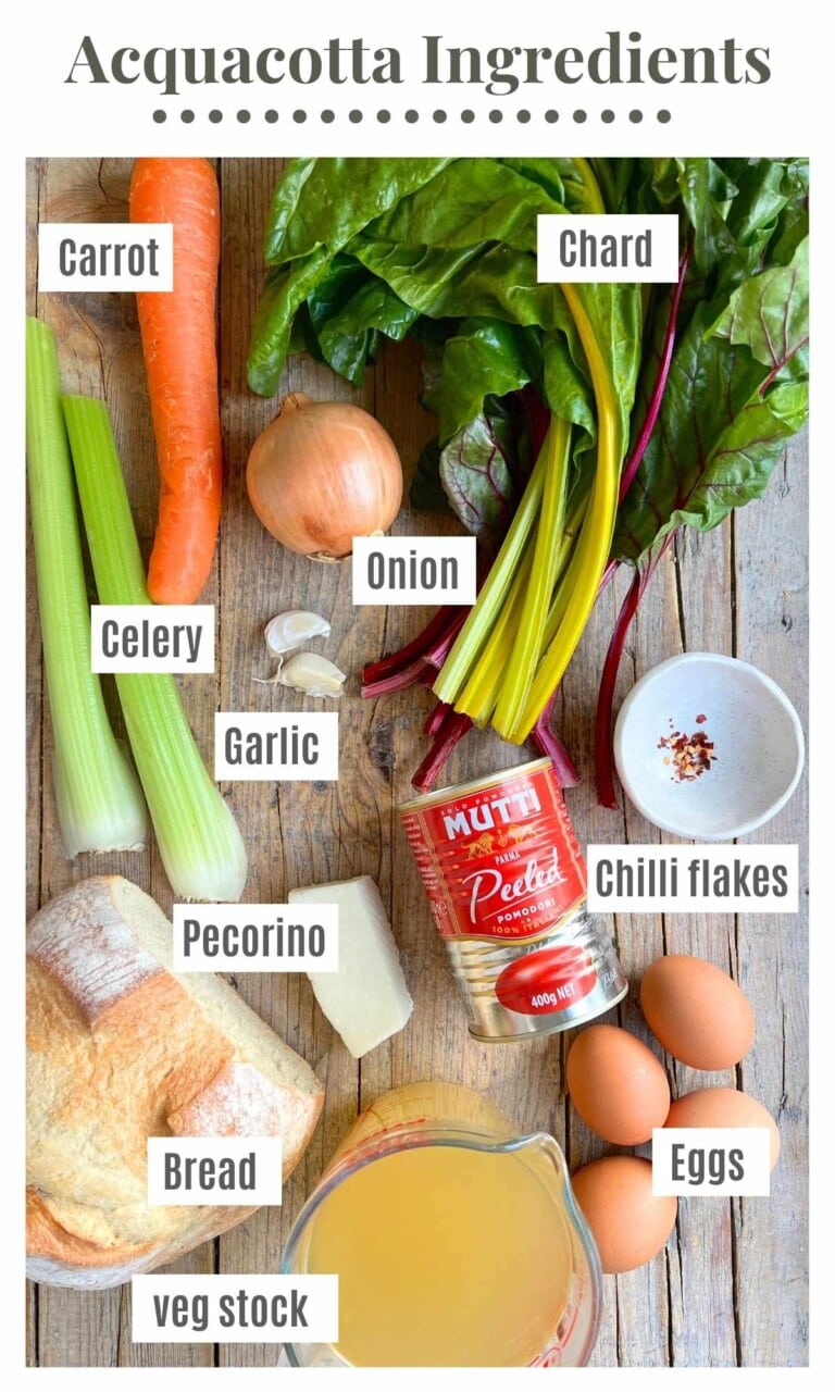 Acquacotta (Tuscan Vegetable Soup with Poached Eggs) - Inside The ...